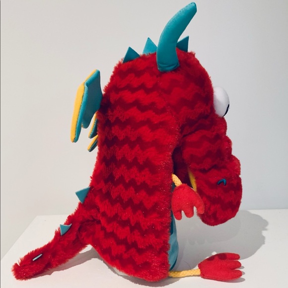Hallmark | Toys | Hallmark Plush Hand Puppet Red Dragon Toy New With ...